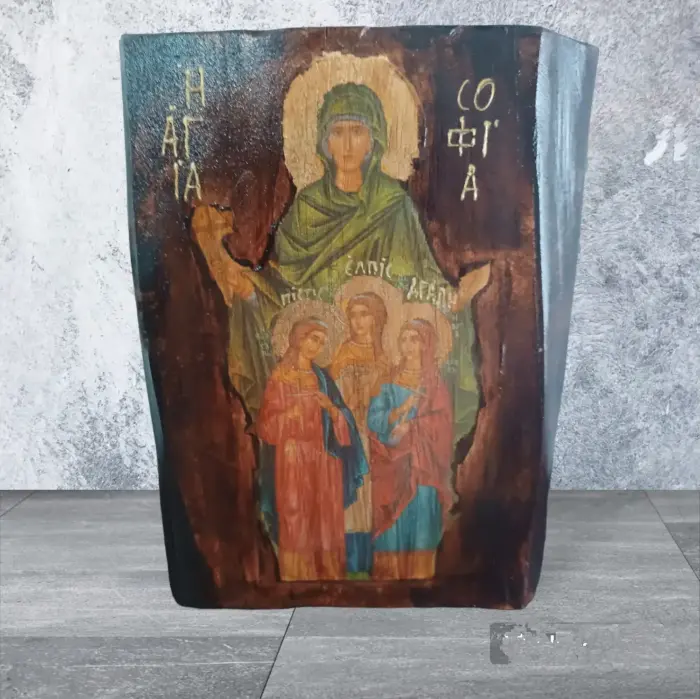 Χειροποίτη Εικόνα Αγίας Σοφίας!